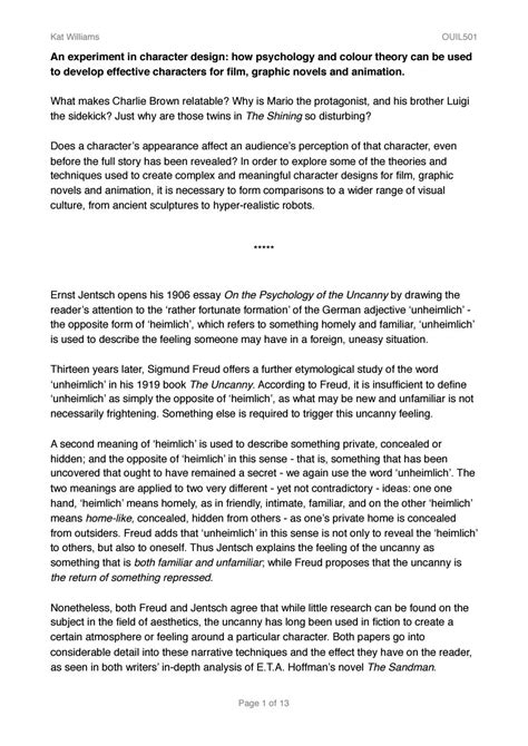 Essay By Kat Williams Issuu