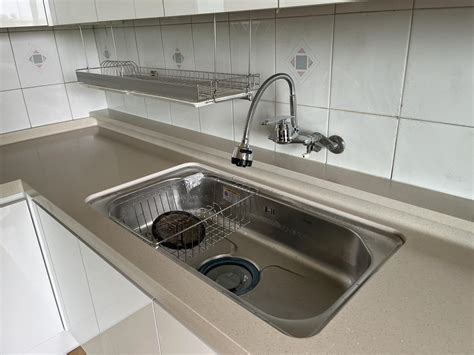 시흥시 정왕동 보성아파트 싱크대설치ㄱ자싱크대씽크대교체비용화이트주방예쁜주방인테리어주방리모델링주방교체비용씽크대주방