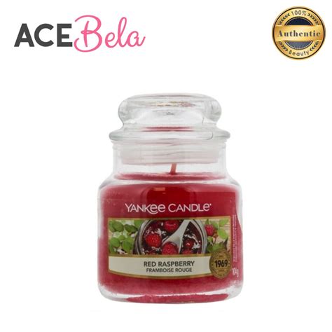 Yankee Candle Red Raspberry Small Jar 104g 100 Authentic From Acebela