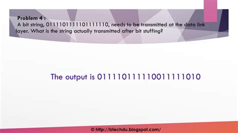 Data Link Layer Numericals PDF