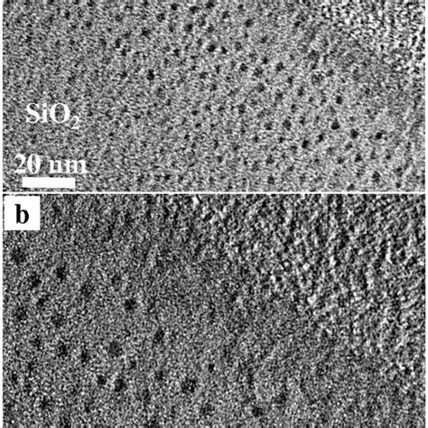 Low Resolution A And High Resolution B Cross Sectional TEM Images Of 9
