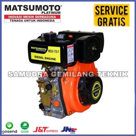 Jual Mesin Penggerak Diesel Engine 10 Hp Matsumoto Mdx 186 Fa Jakarta