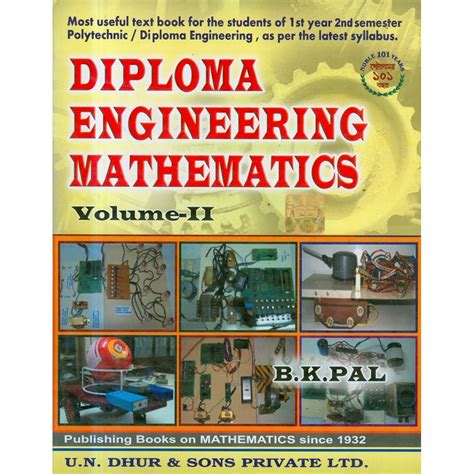Diploma Engineering Mathematics Volume Ii