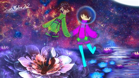 [undertal Au Outertale Chara And Frisk] By Subjohn22 On Deviantart