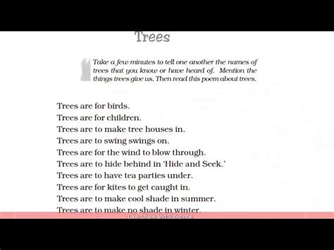 Trees Poem Class 7 Summary In Hindi Trees Poem Class 7 Summary In Hindi