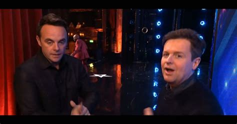 Ant And Dec In Tears As Britains Got Talent Contestant Gets Huge