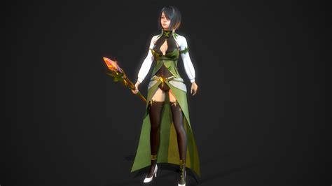 Druid Girl In Characters Ue Marketplace