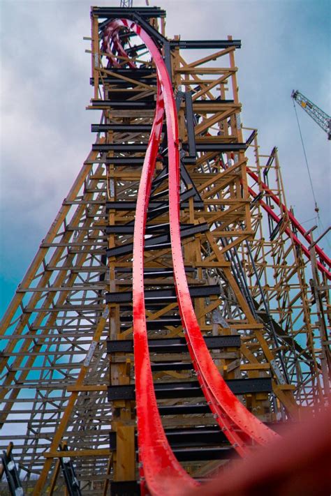 New Wildcats Revenge Construction Photos And On Ride Pov Animation