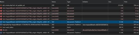 При загрузке cookies через selenium vk ошибка too many redirects