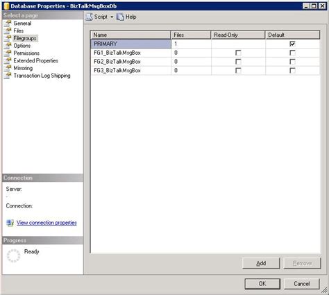 优化数据库文件组 Biztalk Server Microsoft Learn