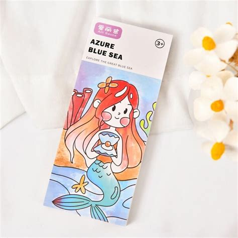 페인트와 브러시 퍼즐 장난감 수채화 종이 구아슈 그래피티 그림 책 구아슈 그림 책 수채화 색칠하기 책 학습 및 교육