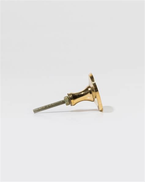 Marble And Brass Circle Knob Poetry Clothing Store