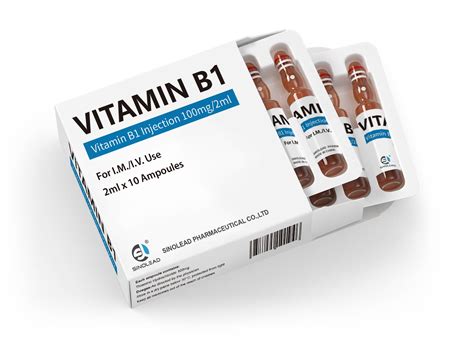 Vitamin B1 Injection 100mg 2ml Vitamin And B1
