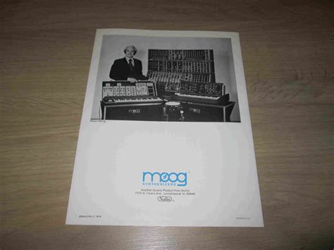 Matrixsynth Moog Modular System 15 Brochure Catalog