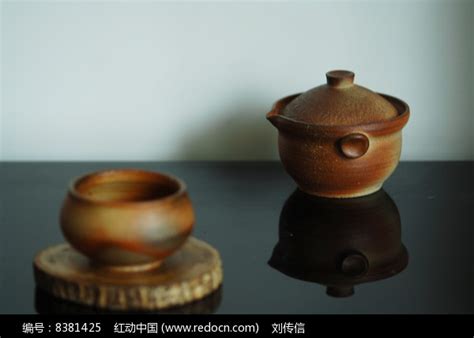 柴烧盖碗高清图片下载 红动中国