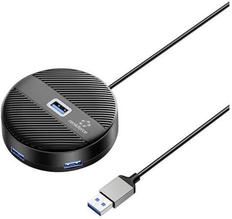 Renkforce Rf Usbh 400 Usb 30 Hub 4 Poorten Zwart Mat Bol