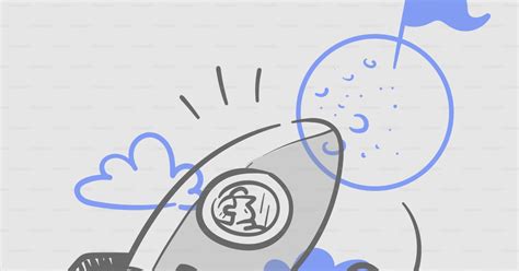 하늘을 나는 로켓 우주선의 그림 벡터 Unsplash의 벡터 이미지