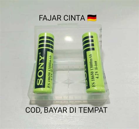 Baterai Lithium 18650 4 2v Li Ion 13000mah Baterai Isi Ulang