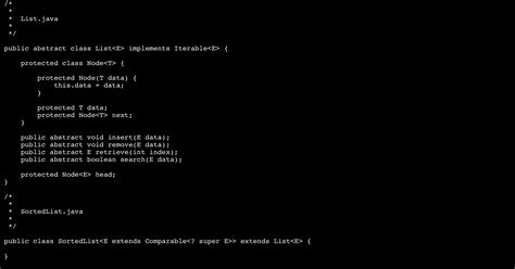 Solved Implement The Sortedlist Class The Sortedlist Class