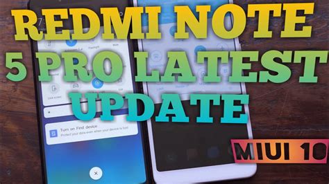 MIUI 10 Stable Update For Redmi Note 5 Pro MIUI 10 0 1 0 Global