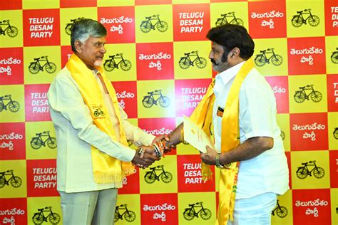 Chandrababu Naidu Hands Over B Forms To TDP Lok Sabha Assembly Candidates