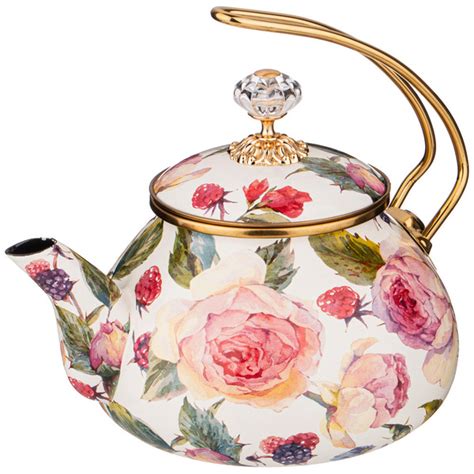 Чайник эмалированный 2 2 л Agness ВИНТАЖ для всех видов плит подходит для индукции купить