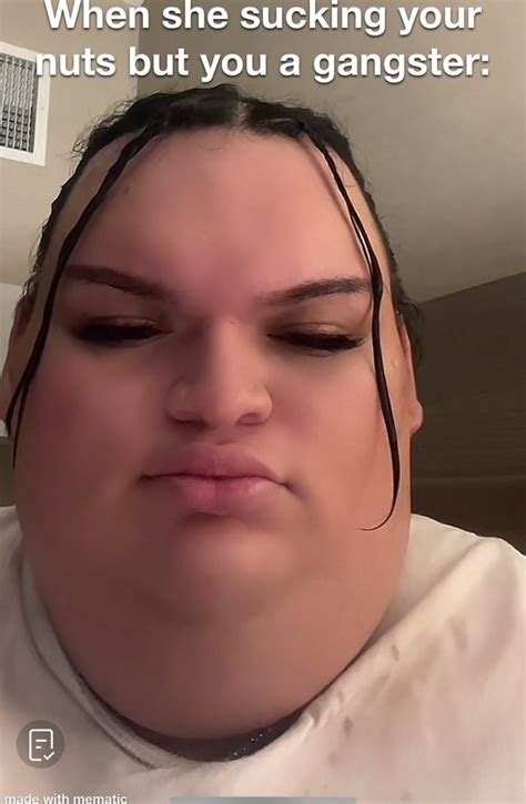 When She Sucking Your Nuts But You A Gangster Made Mematic Ifunny