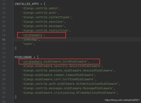 Python中django配置跨域访问django 跨域linux Csdn博客