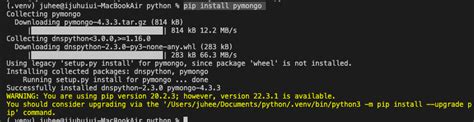 python python으로 MongoDB 연결하기 MongoDB pymongo Studio T