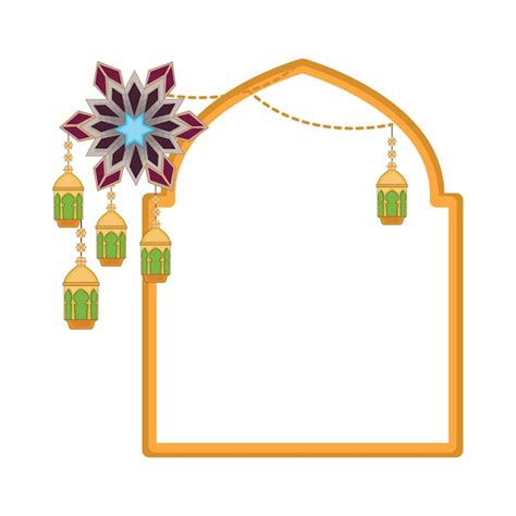 Premium Vector Illustration Of Ramadhan Frame