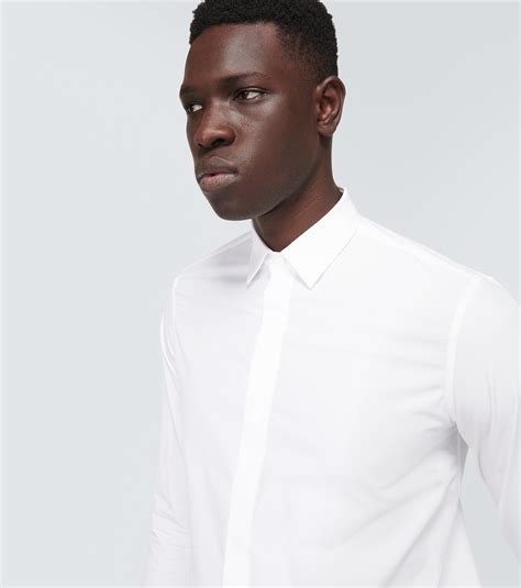 Cotton Poplin Shirt In White Valentino Mytheresa