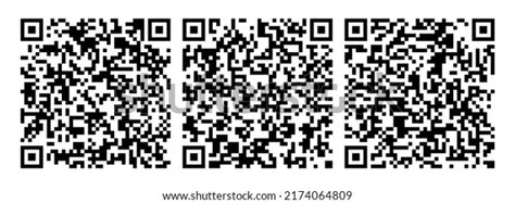 Qr 코드 집합입니다 흰색 배경에서 격리된 스톡 벡터로열티 프리 2174064809 Shutterstock