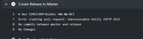 Pull Request Don T Throw Error If There Are No Changes Issue