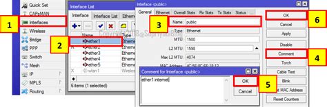 Management Interface Mikrotik Sysnet