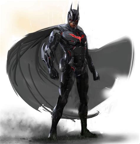 Damian Wayne Batman Concept Art From The Cancelled Arkham Legacy