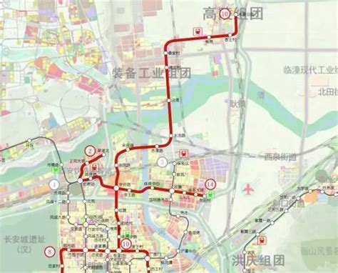 西安16号线一期线路图