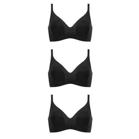 Wiyuqeen Stretchy T Shirt Bras For Women Comfy Side Contouring Bras