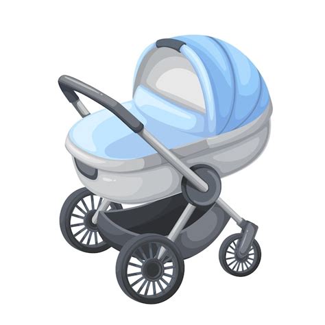 Poussette De Bébé Vecteur Premium