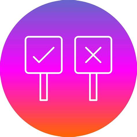 Decision Making Line Gradient Circle Icon 38728789 Vector Art At Vecteezy