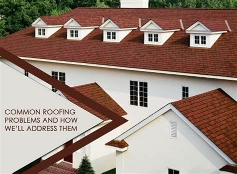 Common Roofing Problems And How Well Address Them