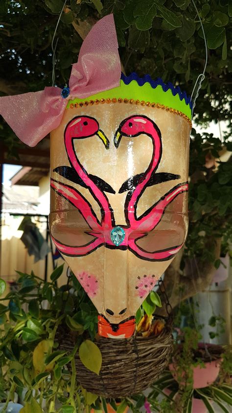 Matera Decorada Reciclaje Plastic Bottle Planter Plastic Bottle Crafts Recycle Plastic Bottles