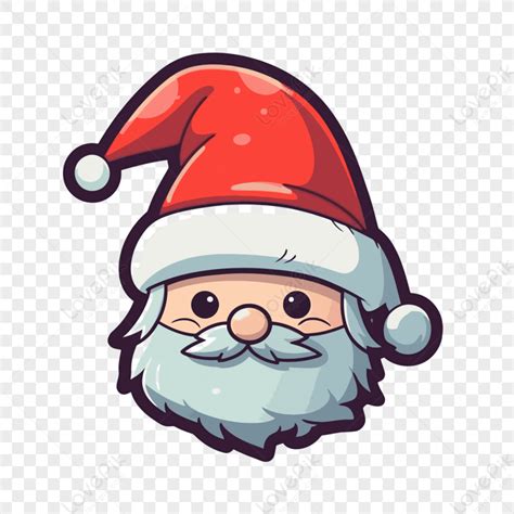 산타 클로스 모자상표 Png 일러스트 무료 다운로드 Lovepik