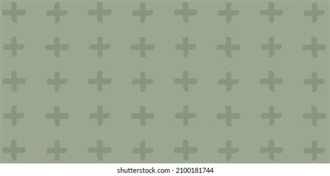 Plus Olive Green Repeating Pattern Stock Vector Royalty Free