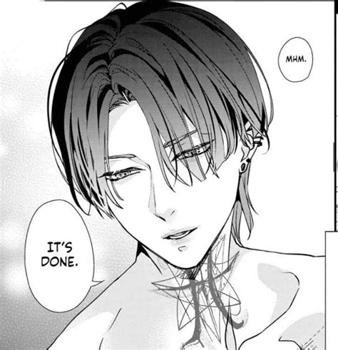 An Anime Character With Short Hair And No Shirt