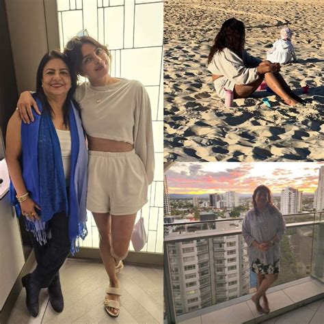 Priyanka Chopra Celebrates Mom Madhu Chopras Birthday With Daughter