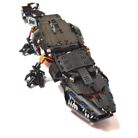 Lego Moc Killer Crocodile By Dr Vishnu Manohar Rebrickable Build