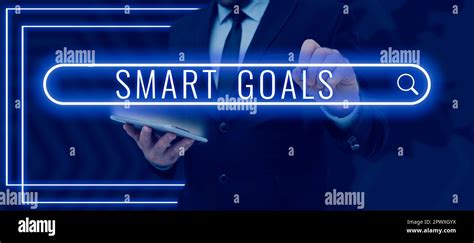 Text Showing Inspiration Smart Goals Business Showcase Mnemonic Used