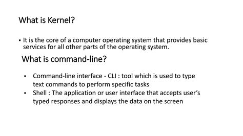 Lesson 1 Linux System Fundamentals Ppt