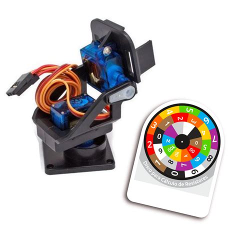 Suporte Pan Tilt Fpv Arduino Drone Pic Para Servos Sg90 Shopee Brasil