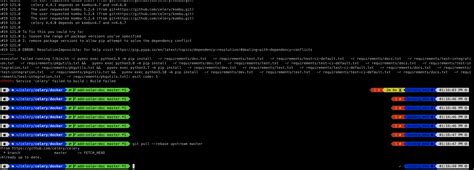 Conflicting Dependencies While Building Docker Image Of Celery Celery Celery Discussion